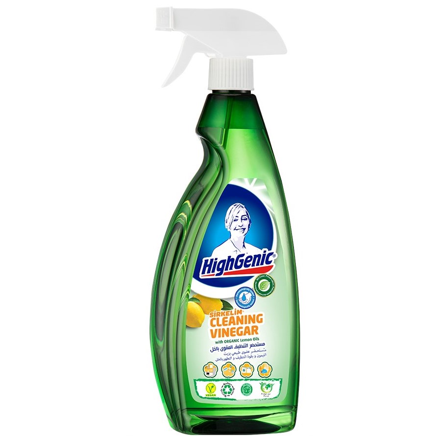 HighGenic Powerful Organic Cleaner and Disinfectant with Vinegar and ...