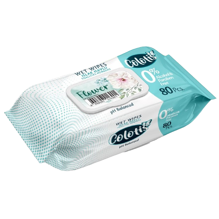 Colotis Wet Wipes (Flowers) (80 Wipes) - موقع شركة وسام الخليج