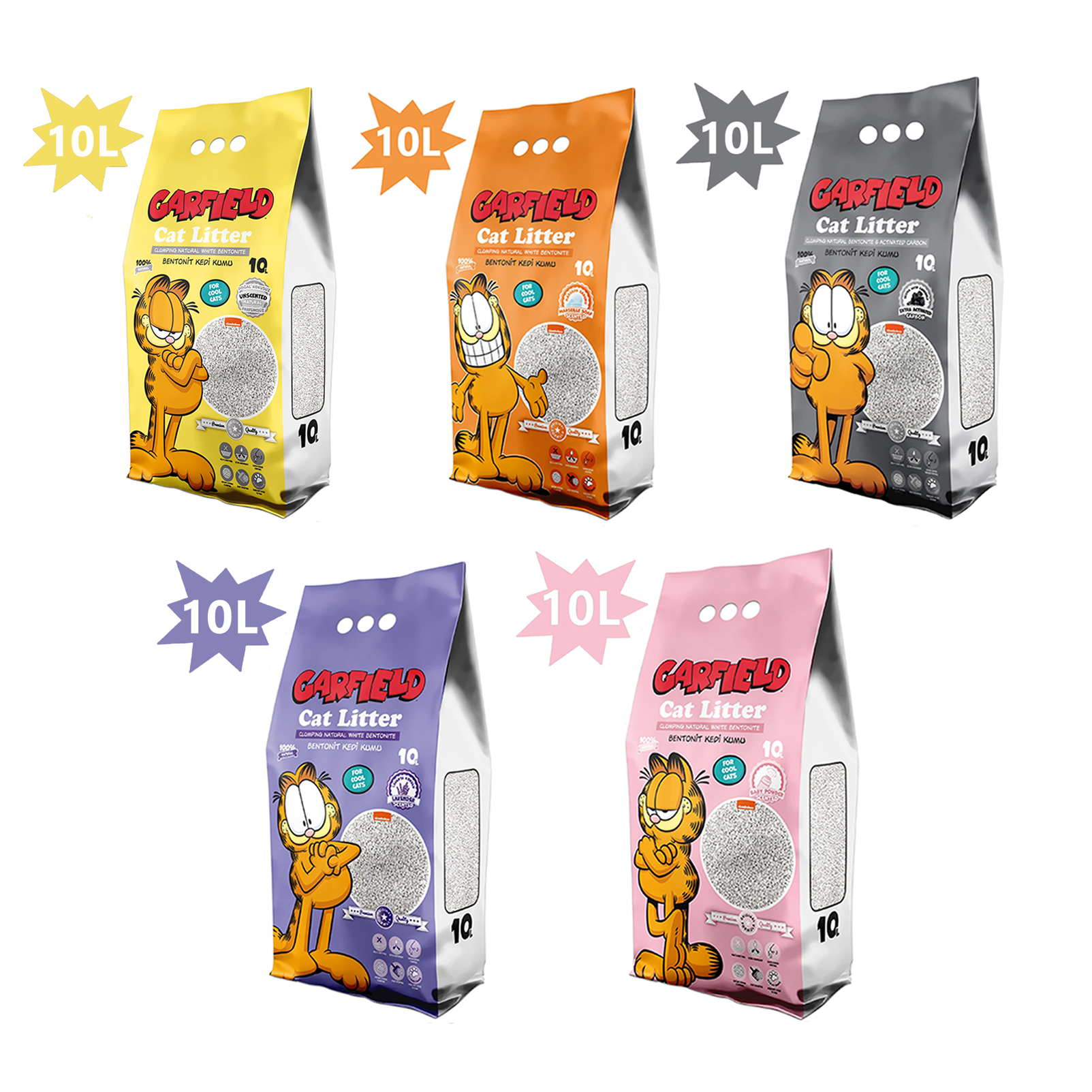 Pet Fan Garfield Cat Litter 10L - موقع شركة وسام الخليج